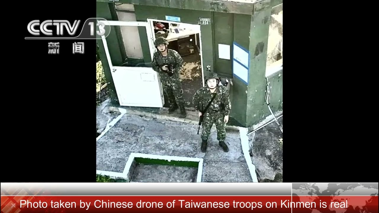 Photo taken by Chinese drone of Taiwanese troops on Kinmen is real ...