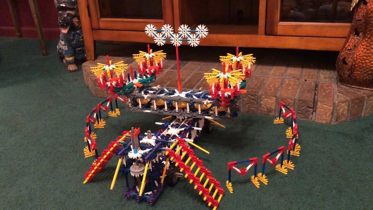 Knex Hustler Fair Ride / Carnival Ride Set Up And Rack Down - YouTube