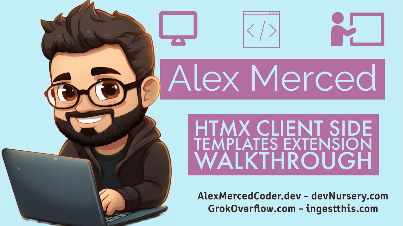 AM Coder - HTMX Client Side Templates Extension Walkthrough - YouTube