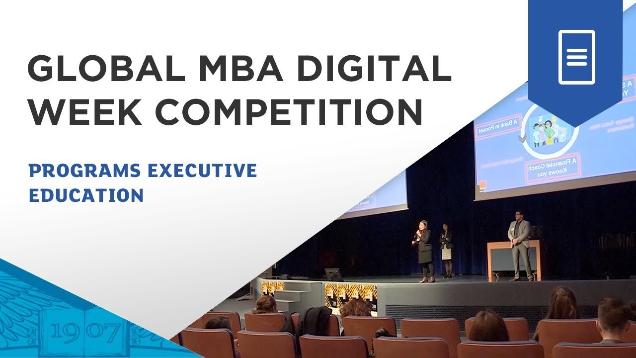 The first digital week competition | ESSEC Global MBA - YouTube
