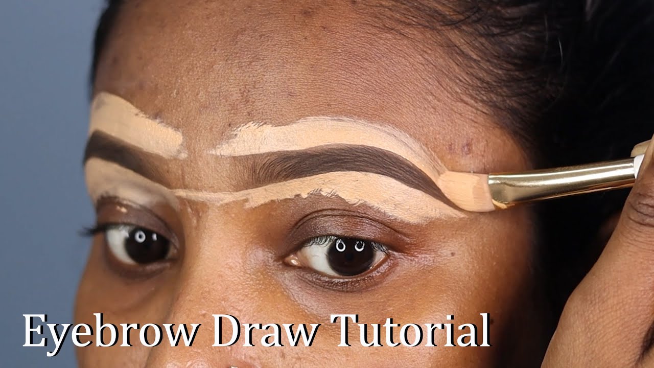 Eyebrow Tutorial For Beginners/ Perfect Eyebrow Makeup/ Easy Eyebrow Draw Technique - YouTube