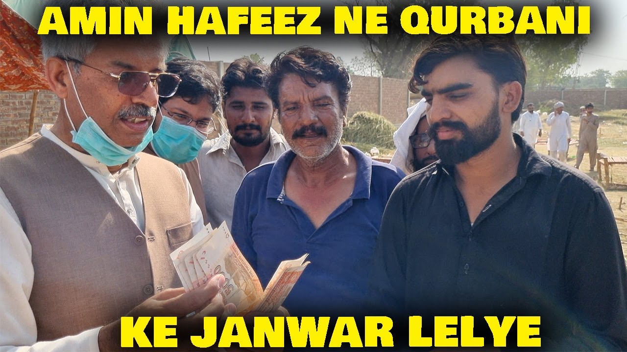 Amin Hafeez ne Qurbani ke Janwar Lelye | Amin Hafeez - YouTube