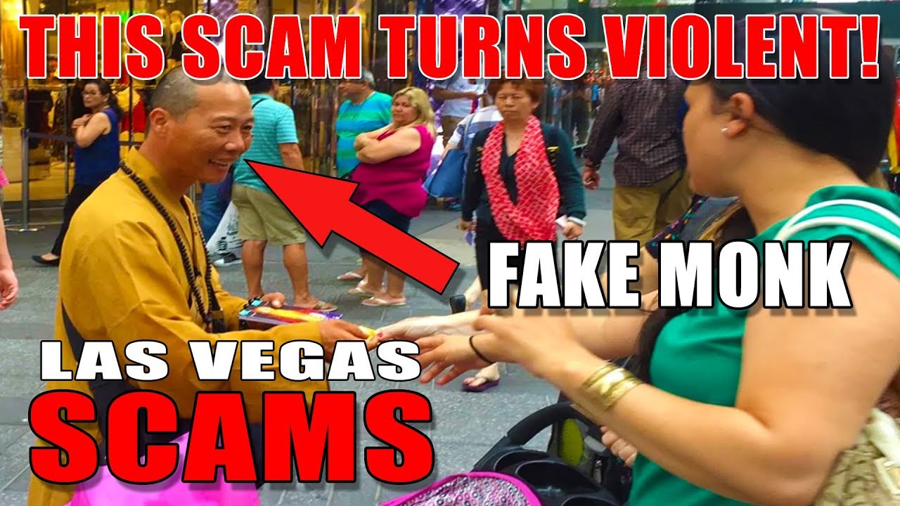 Las Vegas SCAMS #4 Fake Monks –How not to fall for it! - YouTube