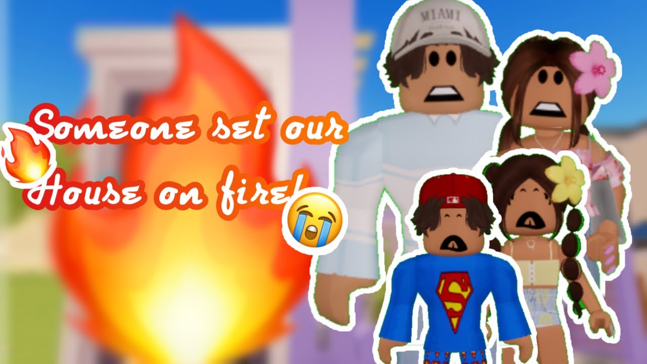 Someone set our house on fire!🔥 [club roblox] - YouTube