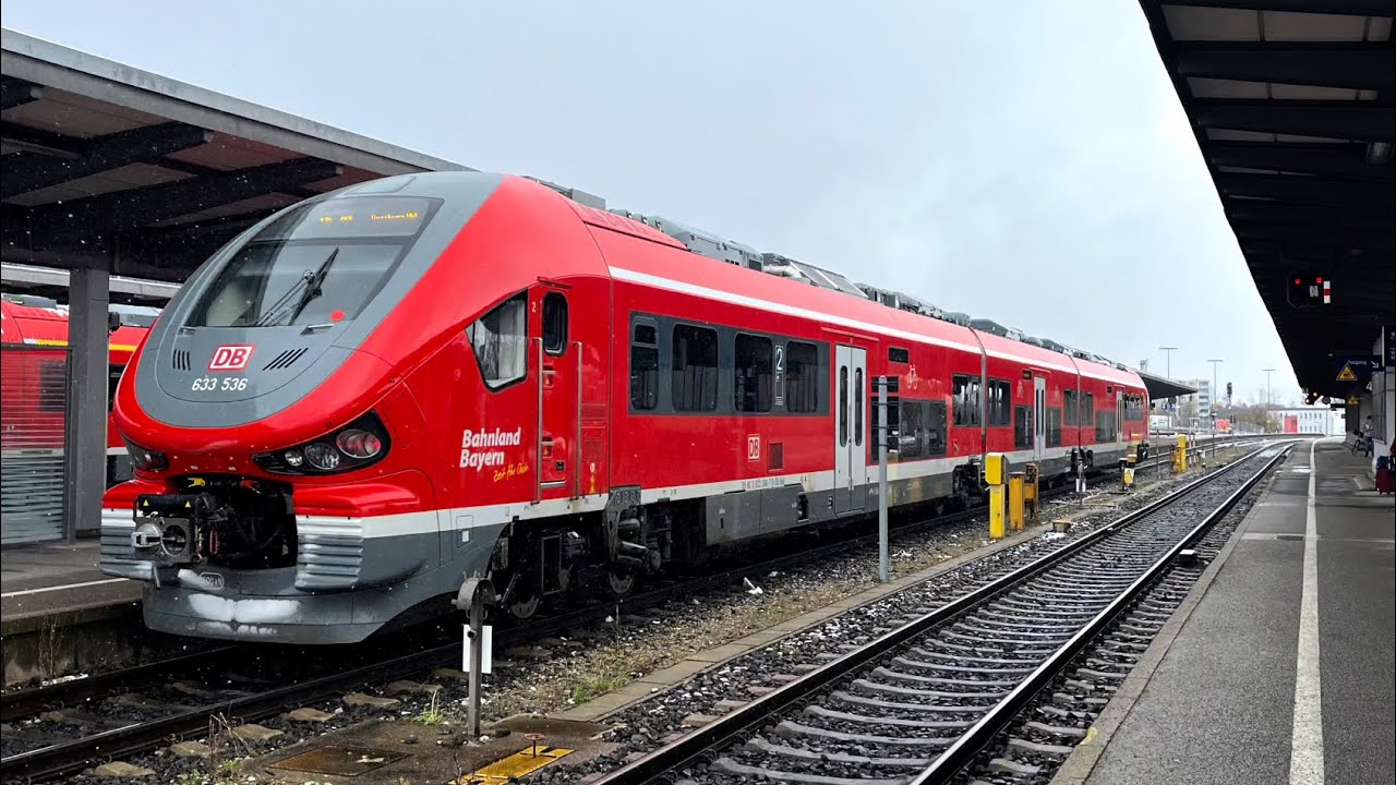 Fahrt im RE 75 nach Kempten (Allgäu) Hbf - YouTube