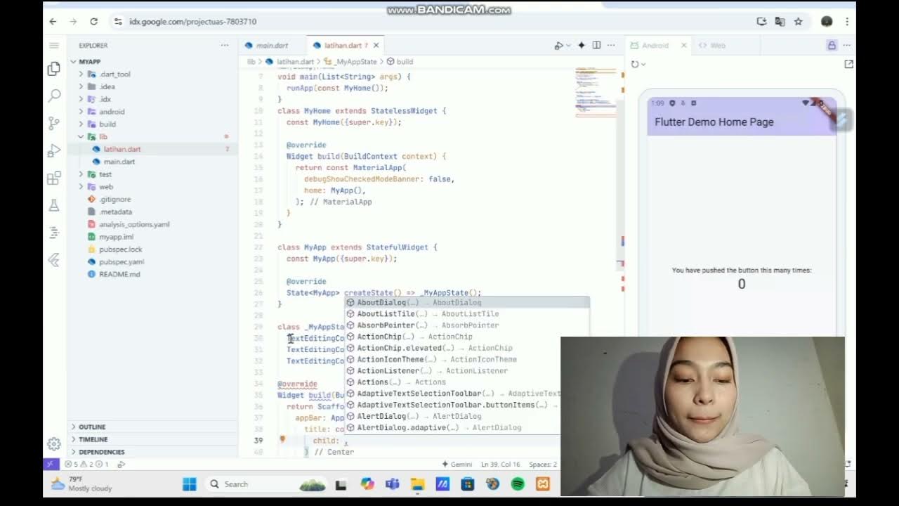 Putri Almunawarah 210170281 Tugas UAS Mobile Programming A2 - YouTube