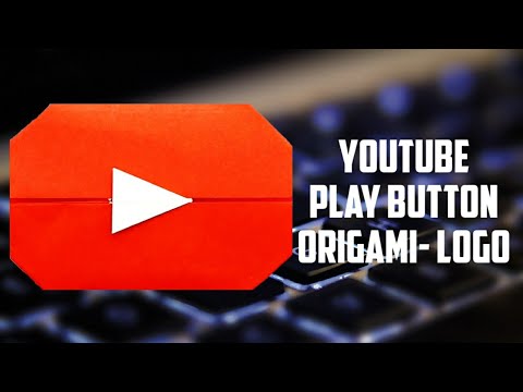 YouTube Play Button | Easy Origami You Tube Logo| Paper YouTube Play ...