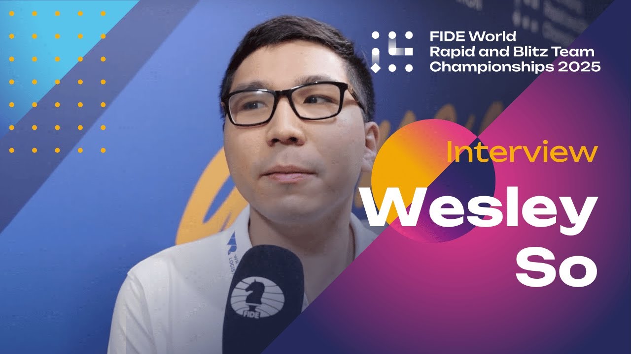 GM Wesley So, Team WR Chess: “In team events, you can always blame ...
