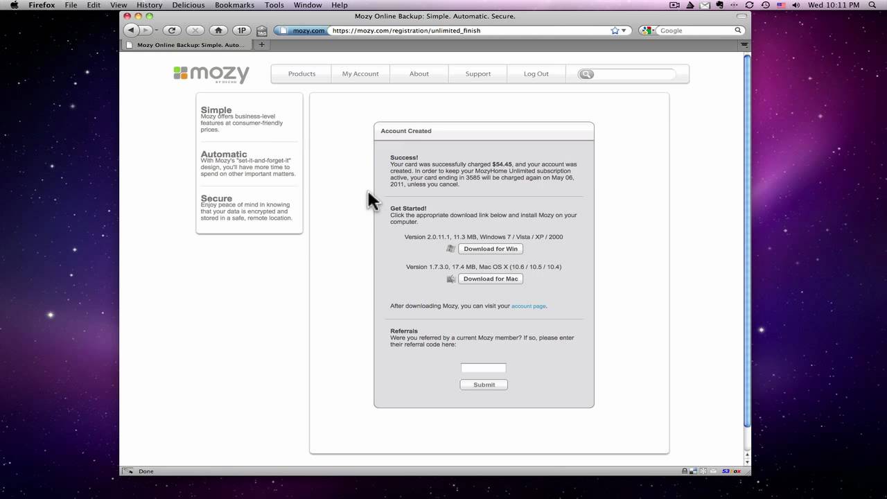 How to install Mozy Online Backup - YouTube