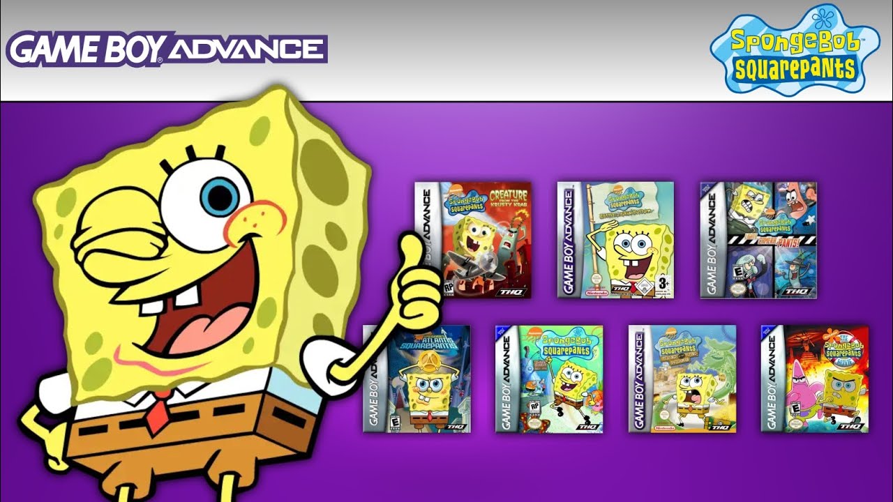 SpongeBob SquarePants series for Game Boy Advance | GBA | My Boy! - YouTube