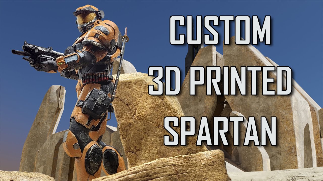 Creating a Custom 3D Printed Spartan from Halo! - YouTube