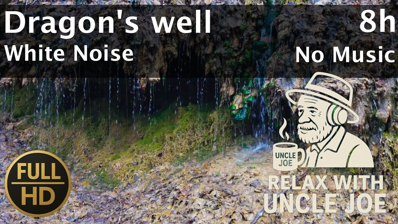 Full HD – Dragon’s Well Water Flow – waterfall white noise nature ...