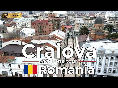 🇷🇴 Craiova, Romania – 4K Drone Tour – Scenic Cultural City View