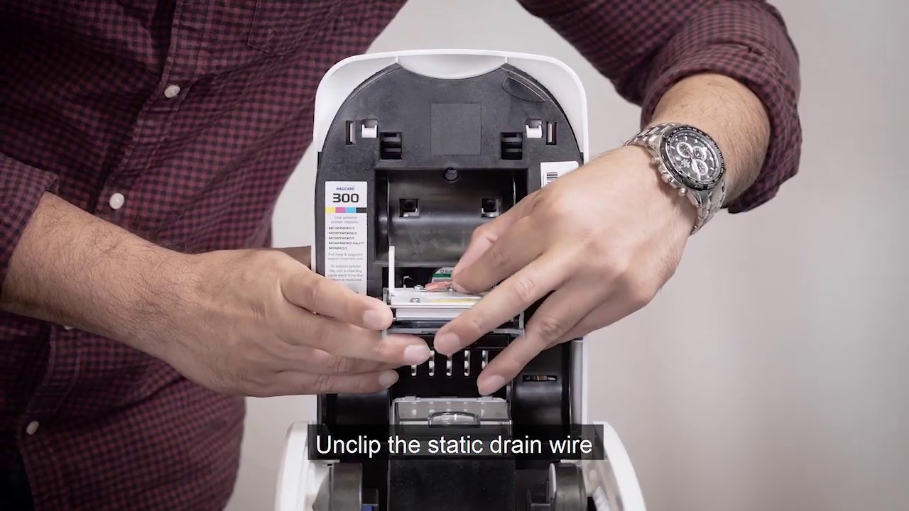 IDCardGroup - Magicard 300 - How To Change the Printhead - YouTube