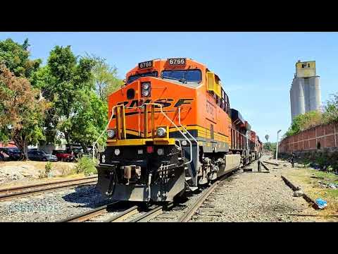 !!ESPECIAL CN 8806, 3185 Y MUCHAS BNSF EN GUADALAJARA!! - YouTube
