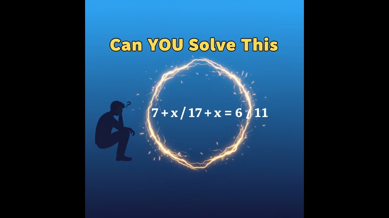 Solve This Tricky Linear Equation in One Minute! Quick Algebra - YouTube