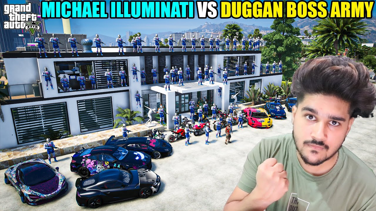 🔺GTA 5 : MICHAEL THE INDIAN MAFIA ILLUMINATI VS BIG MAFIA AND DUGGAN ...
