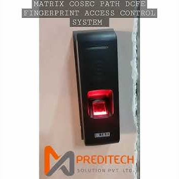Matrix fingerprint rfid based access control, matrix cosec path dcfe - YouTube
