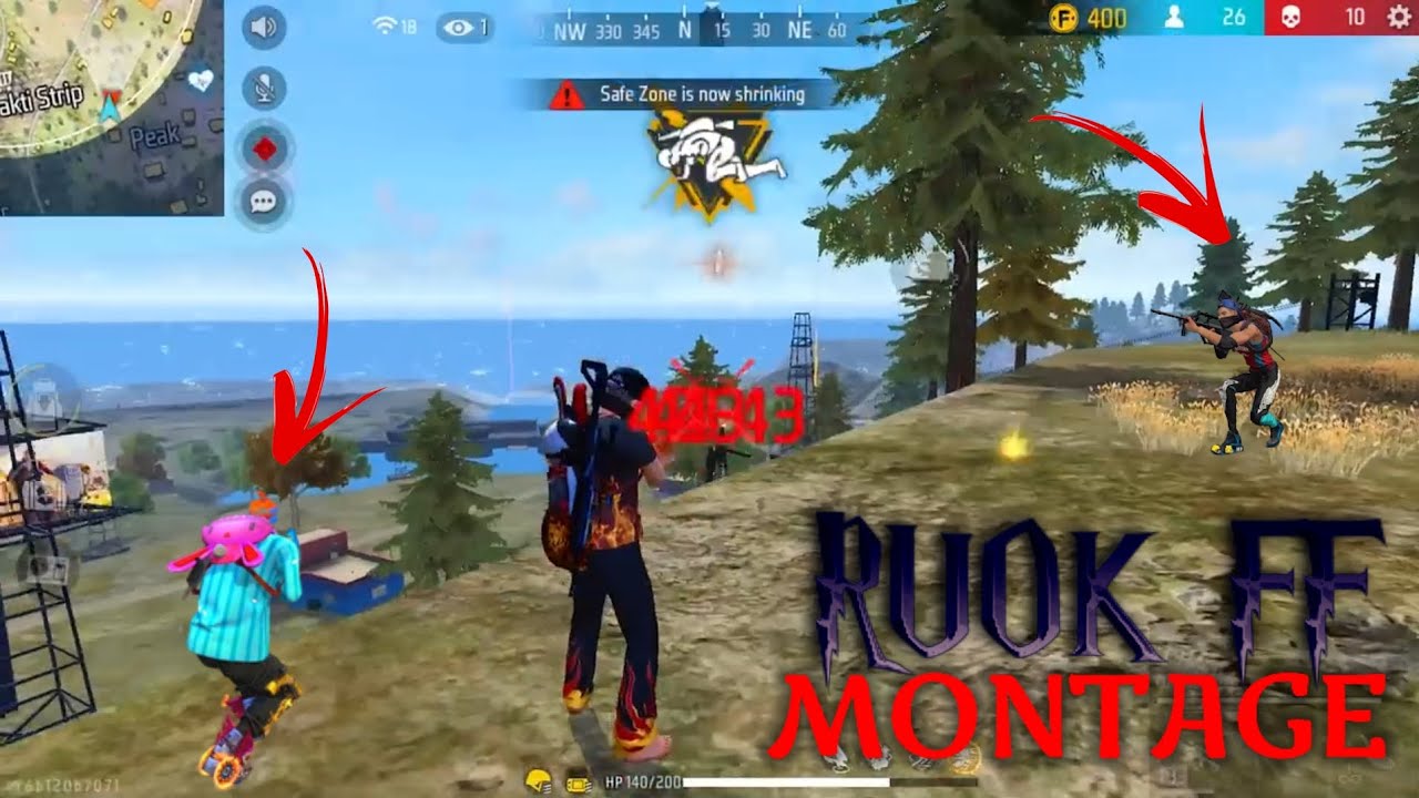 Ruok FF headshot montage 🎯🎮 Free Fire Max ️‍🔥 - YouTube