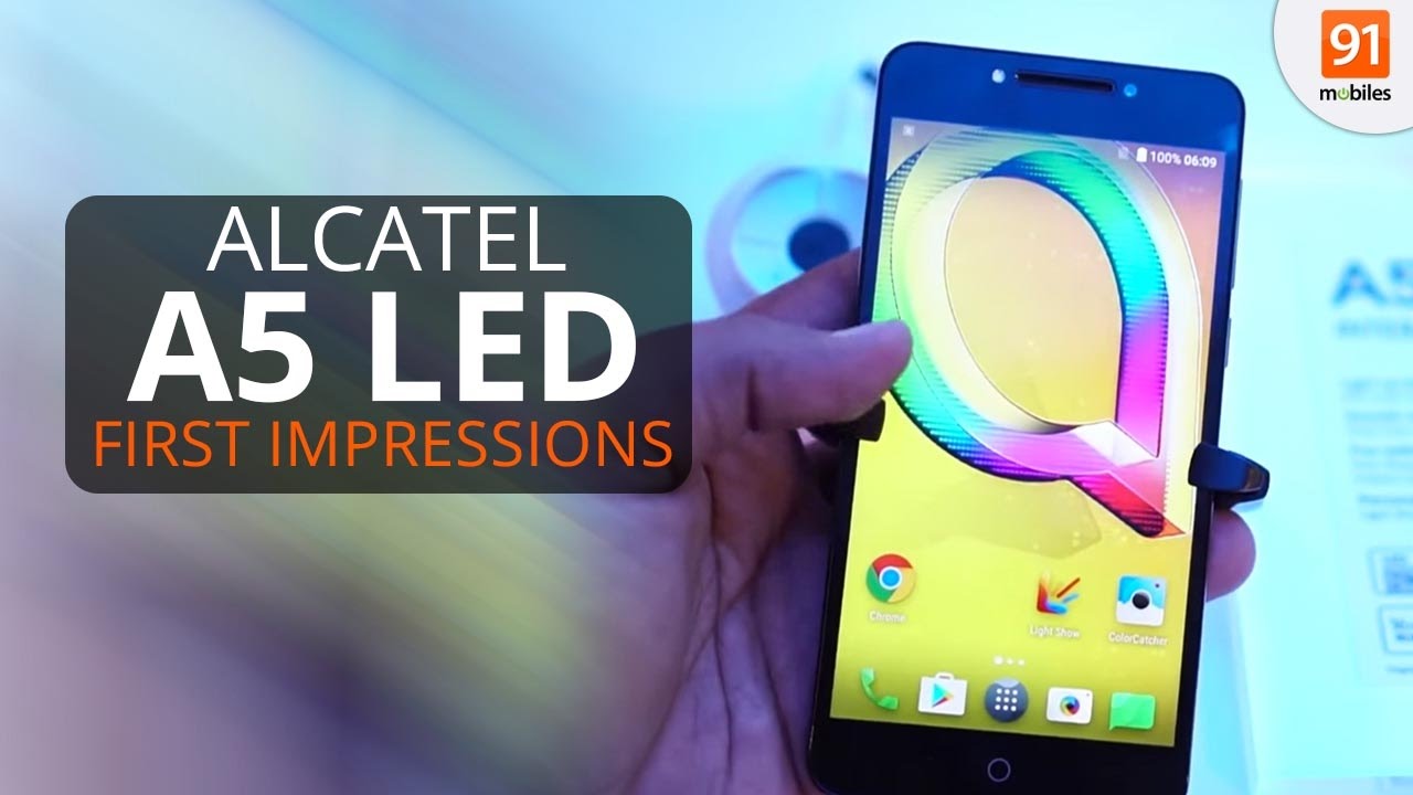 Alcatel A5 LED: First Look | Hands on | Launch| MWC 2017 - YouTube