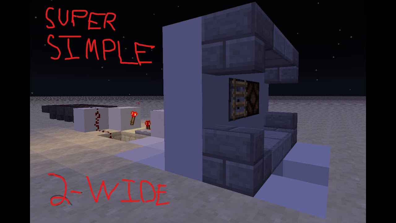 Super Simple 2-Wide Gambling Machine Tutorial Minecraft - YouTube