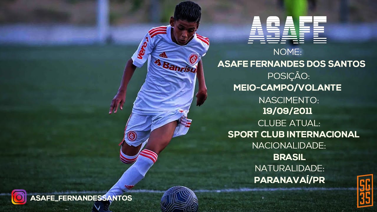 Asafe Fernandes dos Santos 19/09/2011 - Meio-Campo/Volante - YouTube