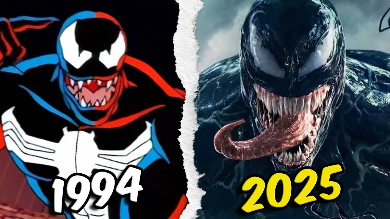 Evolution of Venom in Movies, Cartoons & TV (1994-2024) Venom - The ...