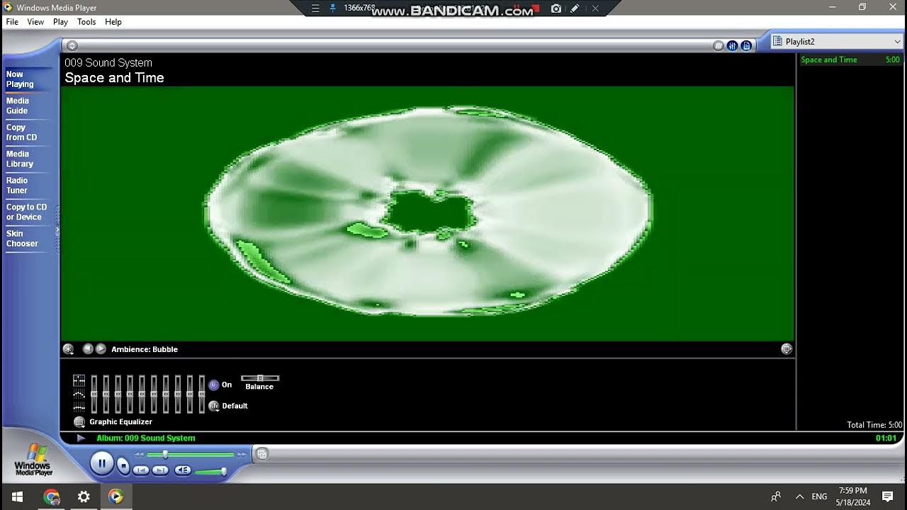 ambience visualizations of windows media player 8 - YouTube