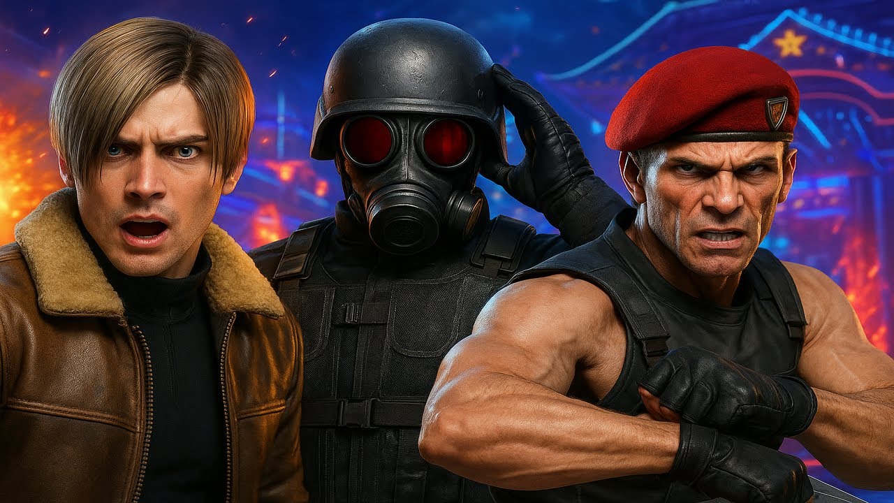 RESIDENT EVIL 4 EN MARVEL VS CAPCOM LEON S. KENNEDY KRAUSER HUNK - KEN ...