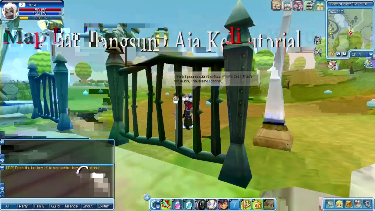 Cara Menampilkan Map Di Game Luna Online Reborn - YouTube