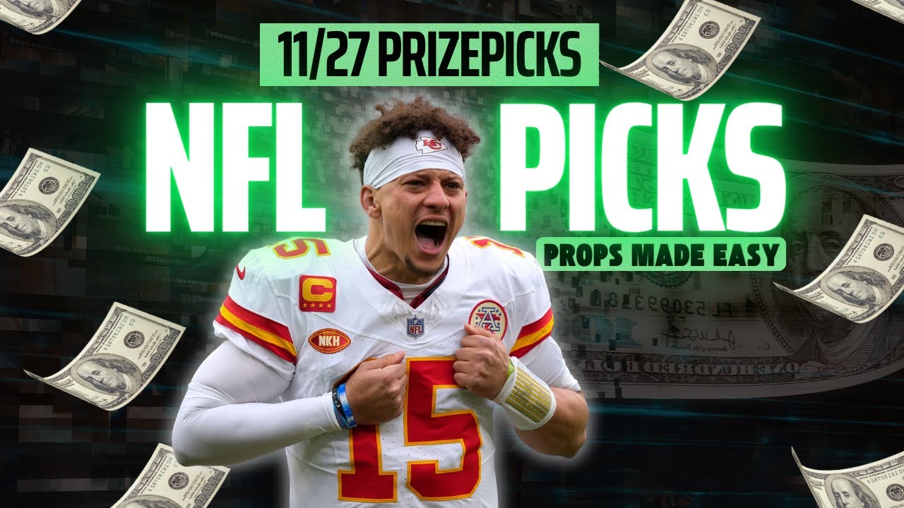 11/27 NFL PRIZEPICKS LOCKS / THANKSGIVING LOCKS! - YouTube