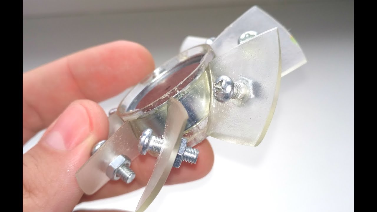 Fidget Spinner how to make from a FAN - YouTube