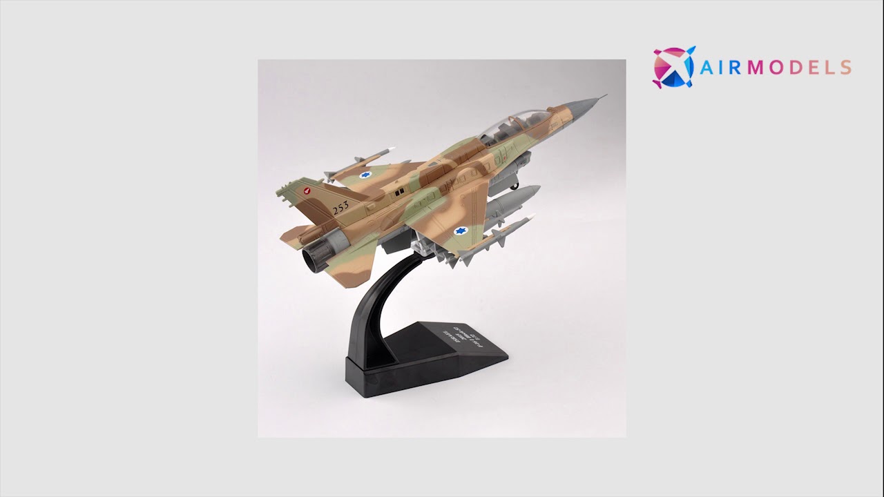 Israeli F-16 Fighting Falcon - Diecast Aircraft Model - YouTube