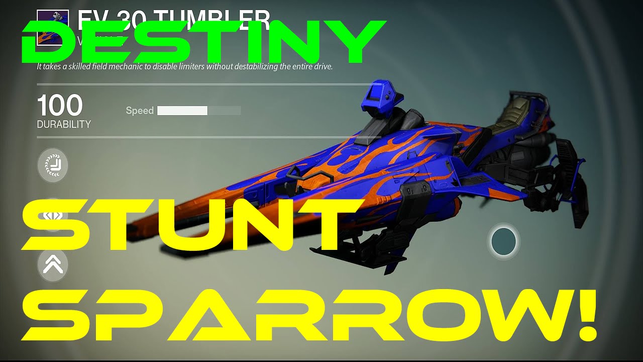 DESTINY ~ EV-30 Tumbler (Expansion Pass Sparrow) - YouTube