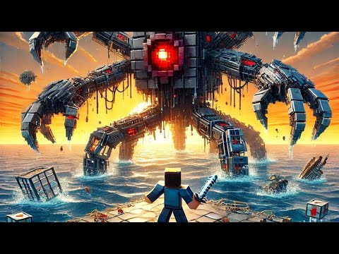 Finally i killed the strongest ocean mob in minecraft| dark blood ...