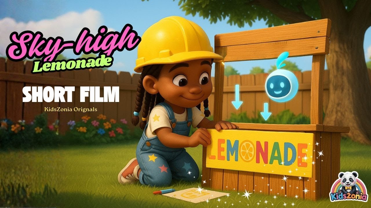 Short Film for Kids | The Sky-High Lemonade Stand | Animated Teamwork ...