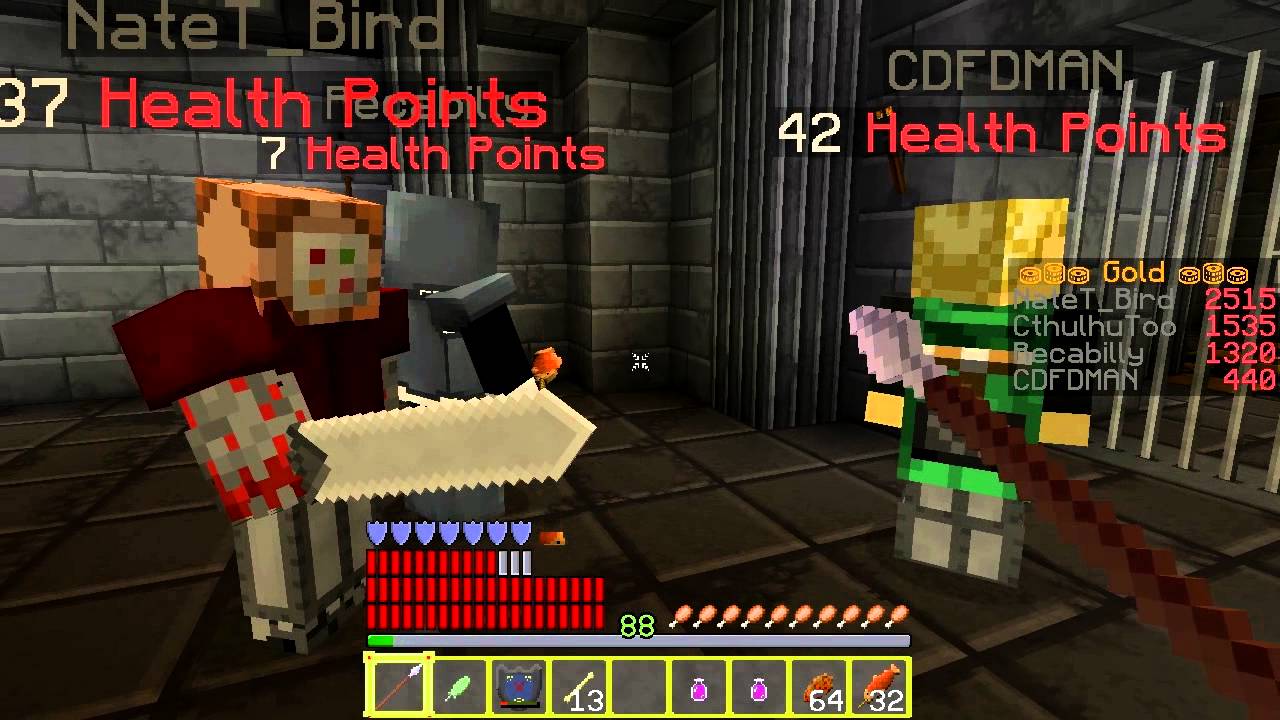 Part 3 - Crypt Crawler with Friends! - Minecraft Dungeon-Crawler Custom ...