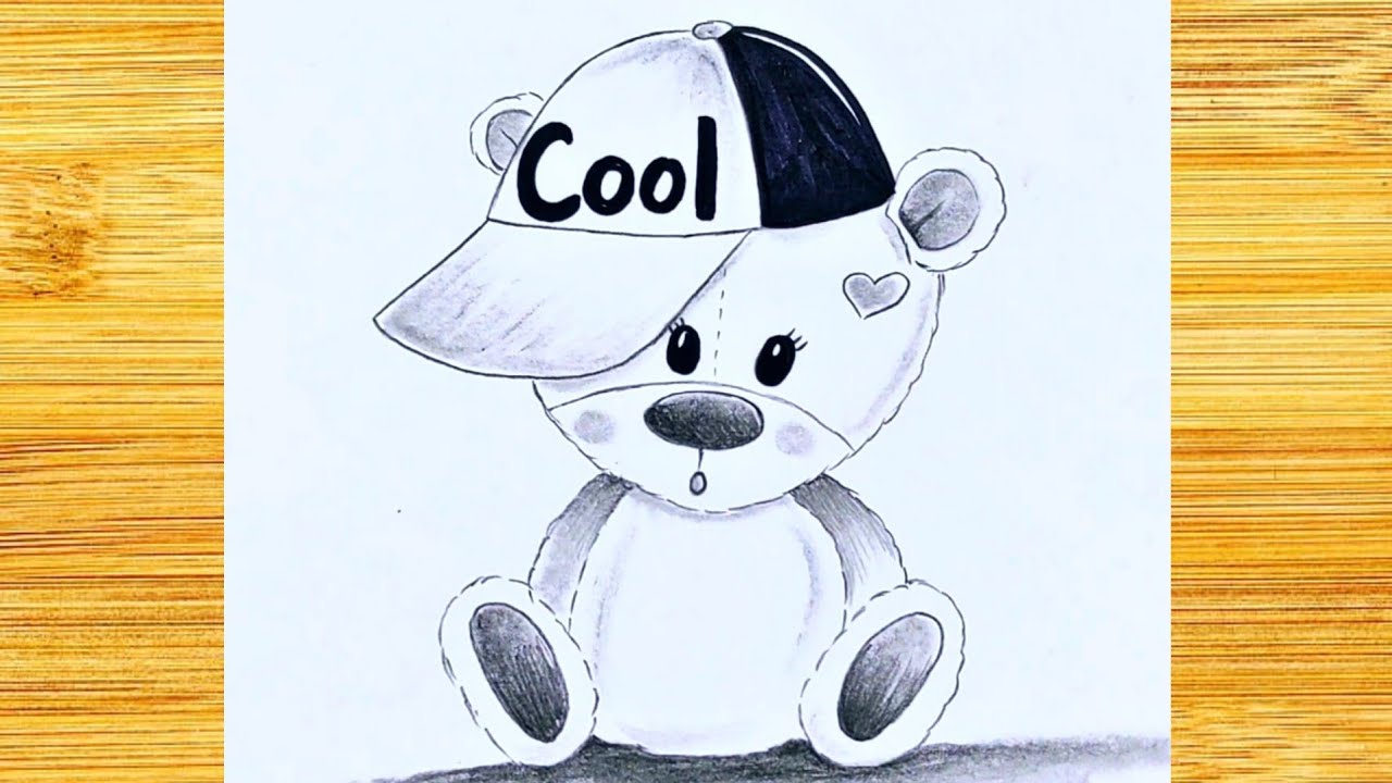 Cum să desenezi un ursuleț / Desene ușoare pentru începători pas cu pas ...