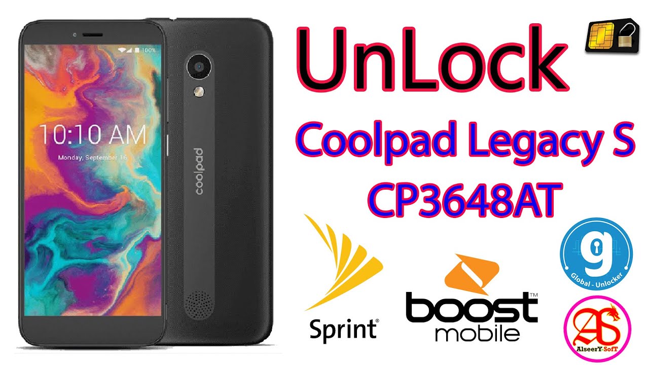 UnLock SIM | Coolpad CP3648AT | SPRINT | BoosT Mobile | Global Unlocker ...