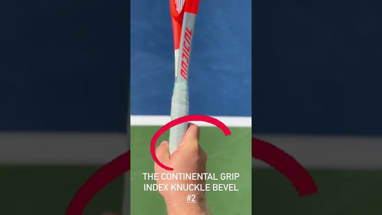 The tennis continental grip - YouTube