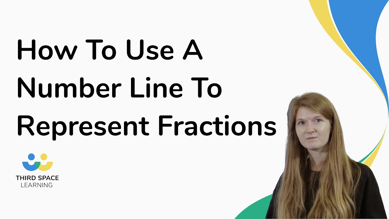 How to Use a Number Line to Represent Fractions - YouTube