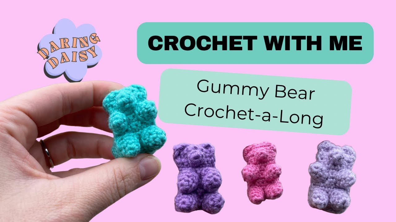 Crochet a GUMMY BEAR 🐻 with me / crochet project tutorial and free pdf ...