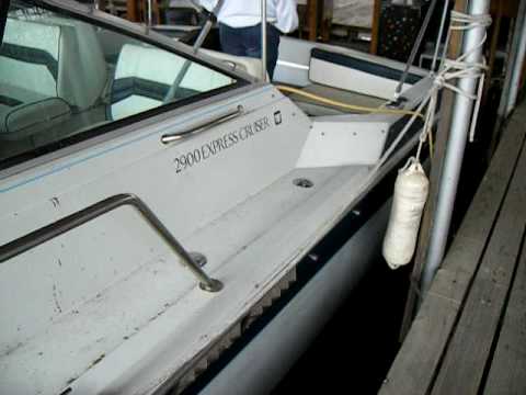 Wellcraft 2900 Express Cruiser - Nice - in Slip - YouTube