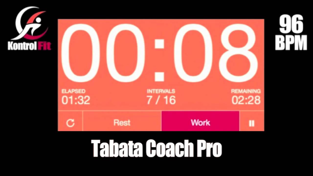 Tabata Coach Pro Hip Hop 96 bpm Tabata Workout with Vocal Coach & Timer ...