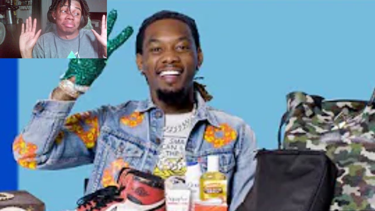 OFFSET FUNNY! 10 Things Offset Can't Live Without | GQ (REACTION) - YouTube