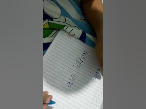 this is how i write my name😆 - YouTube