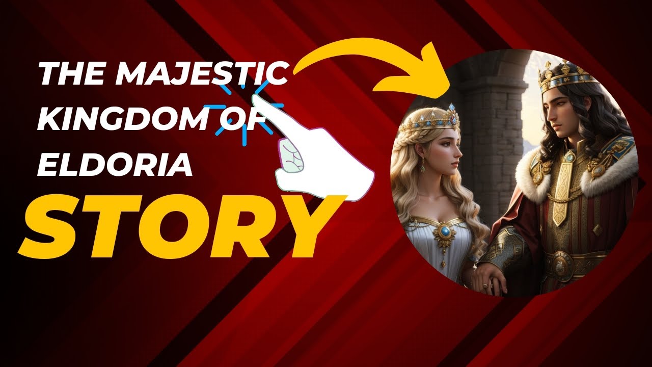 The majestic kingdom of Eldoria.Children teach story and kids or ...