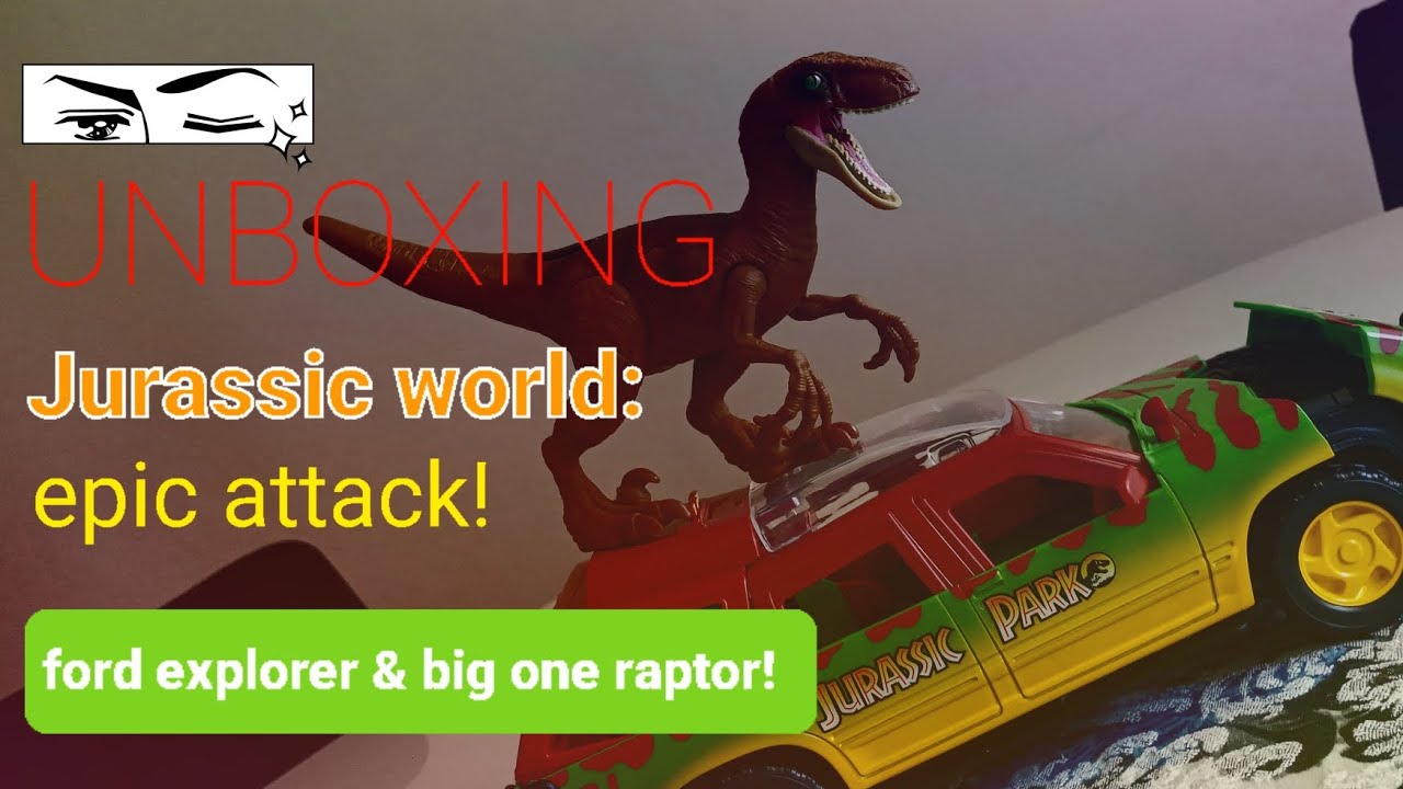 UNBOXING: Mattel jurassic world epic attack! - YouTube