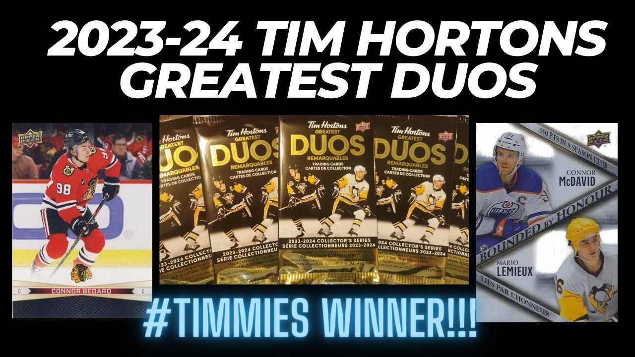🏒2023-24 Tim Hortons Greatest Duos - more packs and another big hit ...