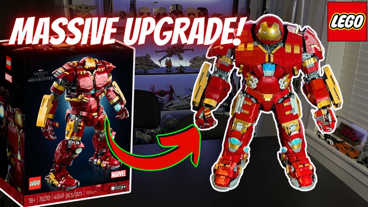 We Built The Largest and Most Accurate LEGO Hulkbuster! Ransom Fern ...